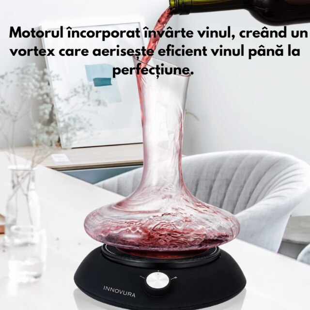 Decantor Electric INNOVURA De Aerare A Vinului, rotatie automata si ...