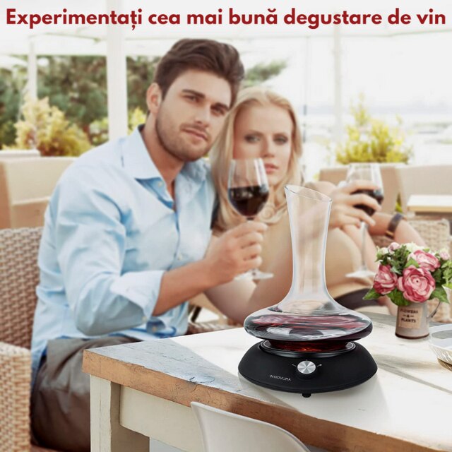 Decantor Electric INNOVURA De Aerare A Vinului, rotatie automata si ...