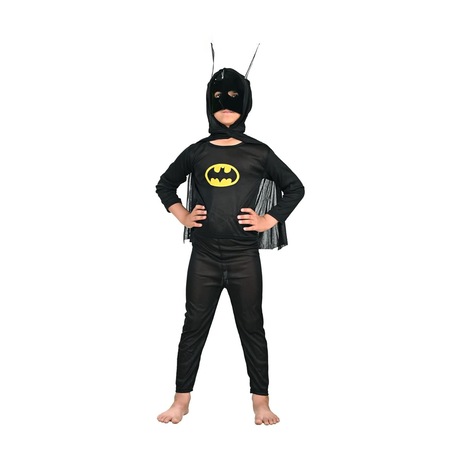 Costum de Batman pentru copii, Zola®, cu accesorii, varsta 4 ani, negru ...