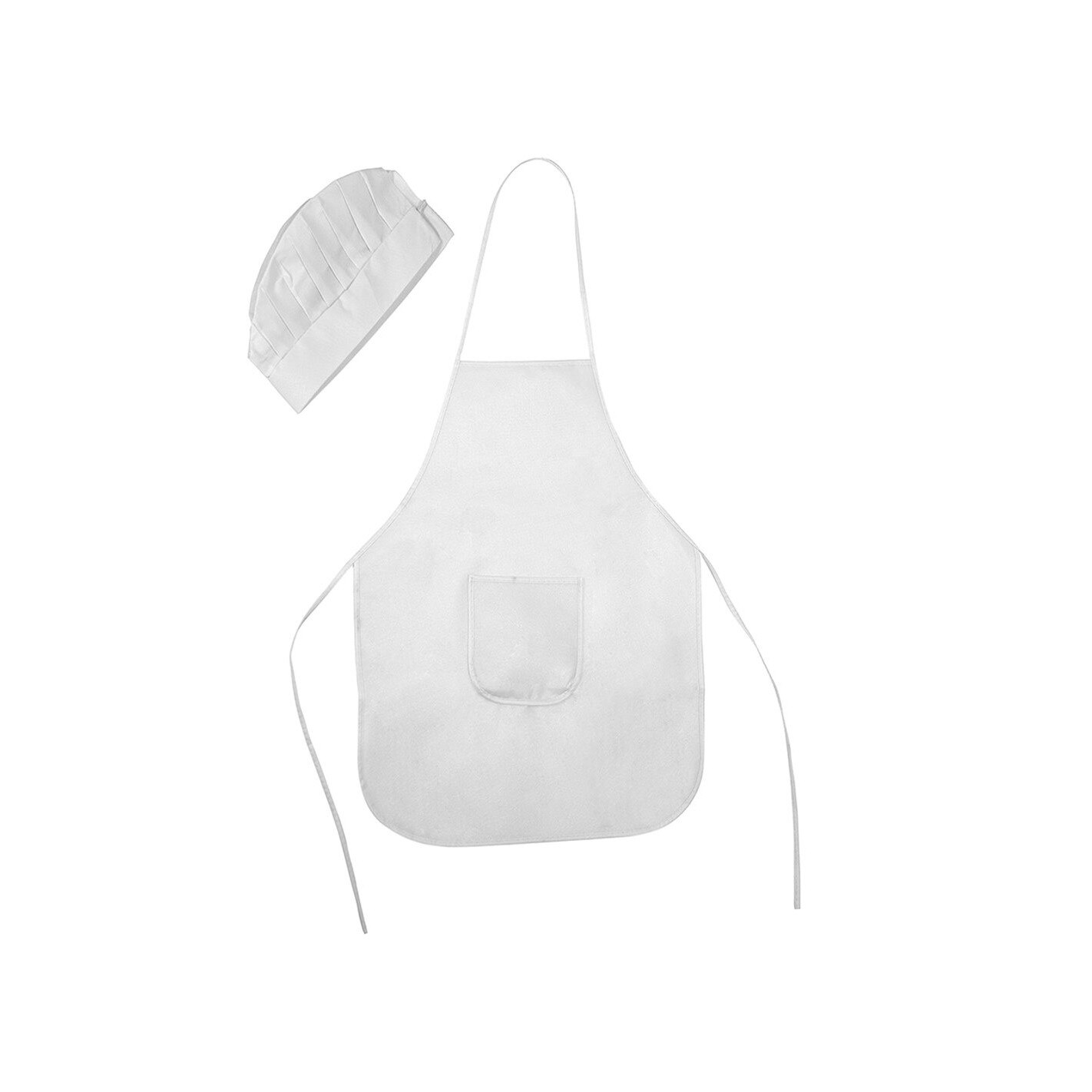 Set sort si boneta pentru copii, textil - Alb, Createur, 60 x 49 cm ...