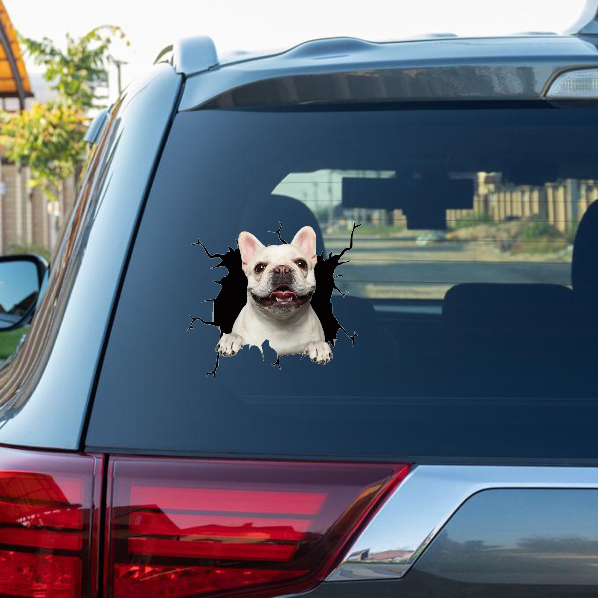 Set sticker decorativ 3d caine model 13, autocolant, 41 cm si 2 ...