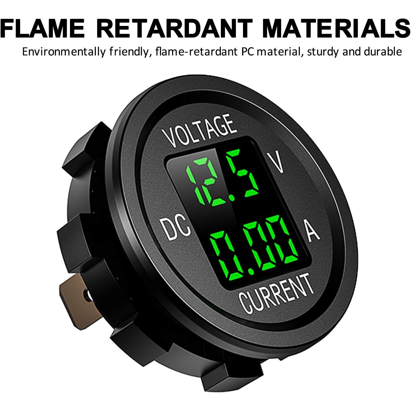 Voltmetru numeric, JeiibrZui, LED, 6V-48V DC, Negru - eMAG.ro