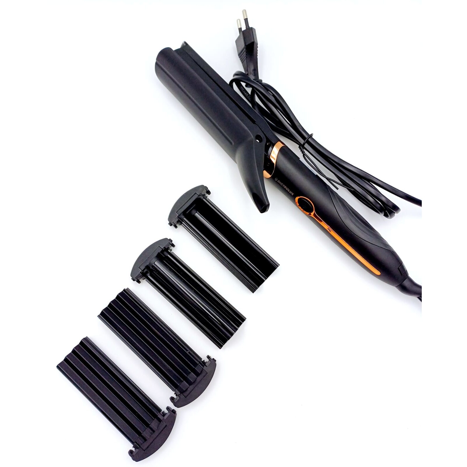 Placa par 3 in 1 Gold Multistyle, pentru ondulare, creponare si ...