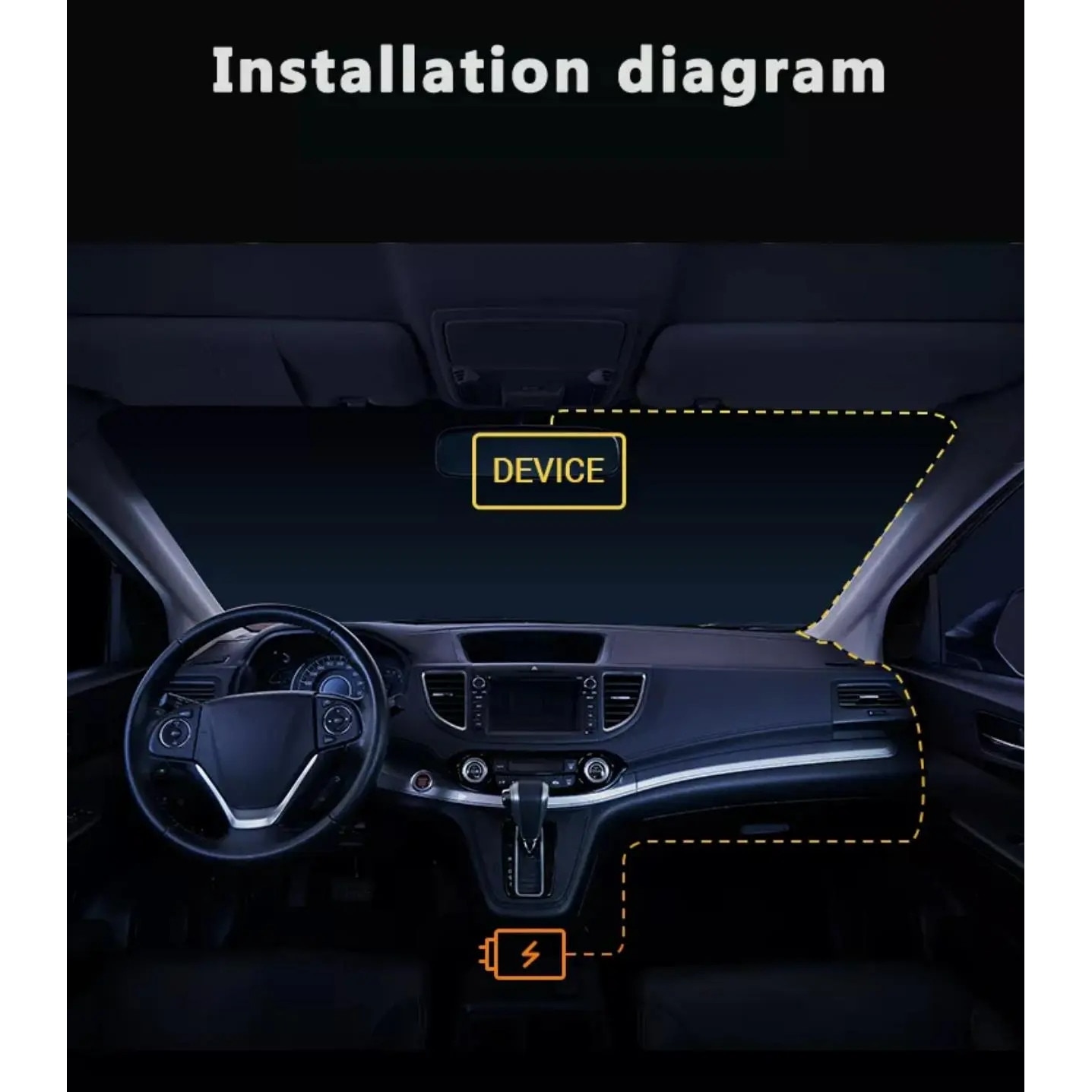 Camera auto de bord S600, FULL HD 1080P, Night Vision, WIFI, Aplicatie ...