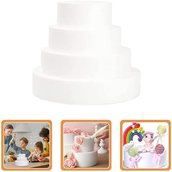 Set macheta pentru tort, Sunmostar, Alb - eMAG.ro