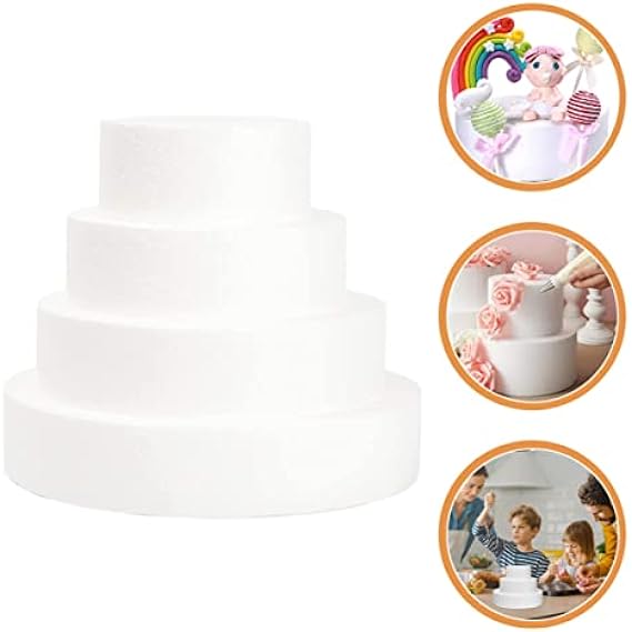 Set macheta pentru tort, Sunmostar, Alb - eMAG.ro