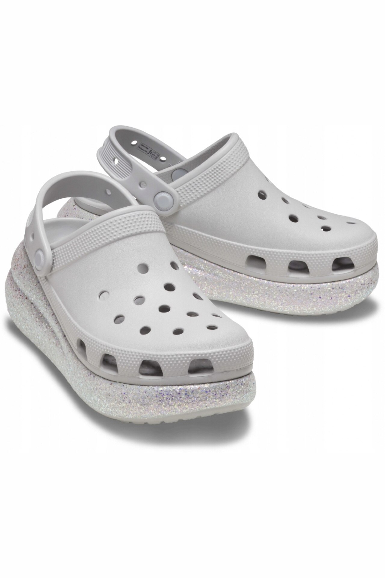 Saboti Femei, Crocs, Classic Crush Clog, Gri, 43-44 EU - eMAG.ro