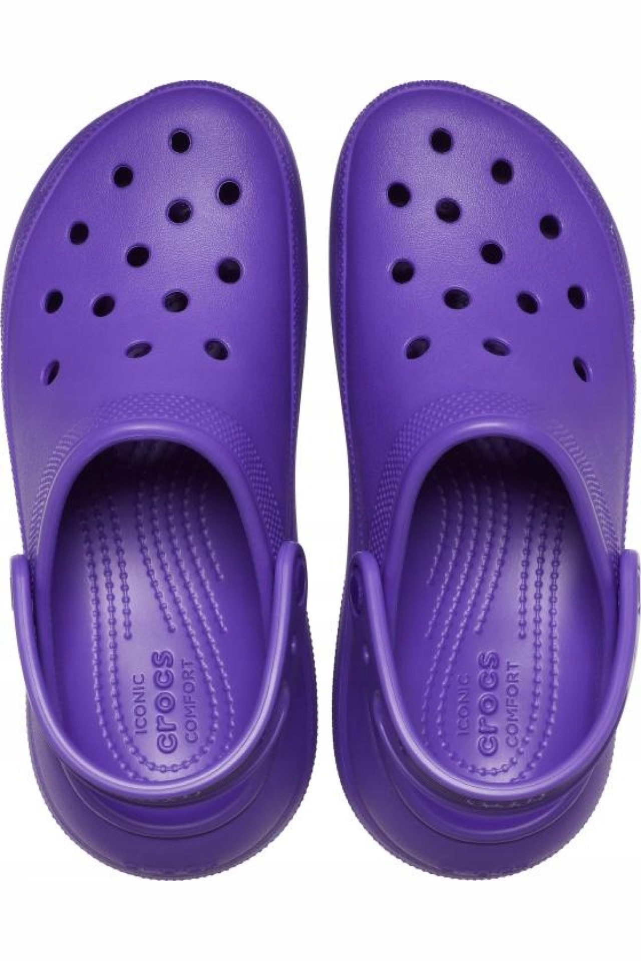 Saboti Femei, Crocs, Classic Crush Clog, Violet, 39-40 EU - eMAG.ro