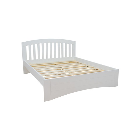 Pat Double RIO, 160x200 cm, Alb cu Saltea - eMAG.ro