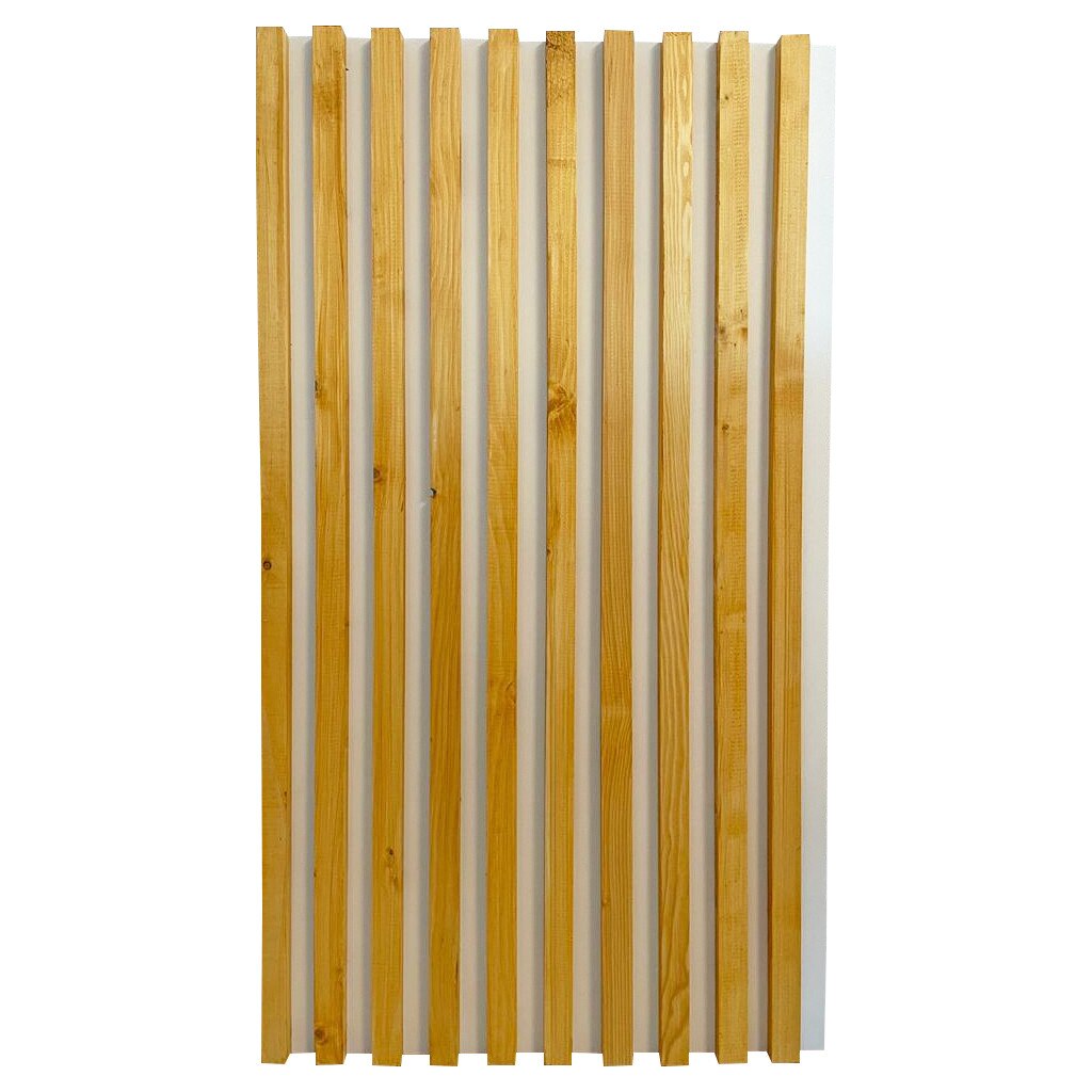 Panou riflaj lemn natural 100 cm x 55 cm - eMAG.ro