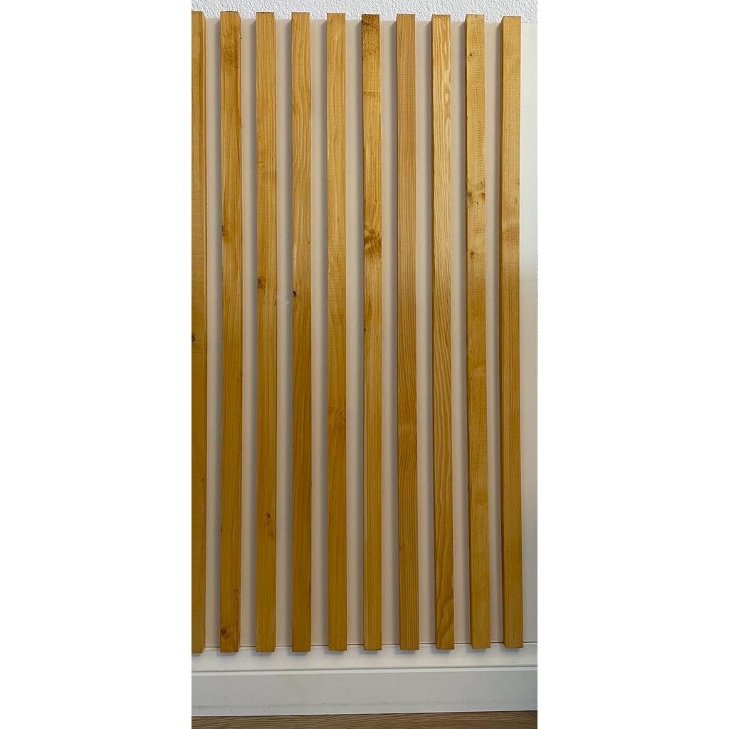 Panou riflaj lemn natural 100 cm x 55 cm - eMAG.ro