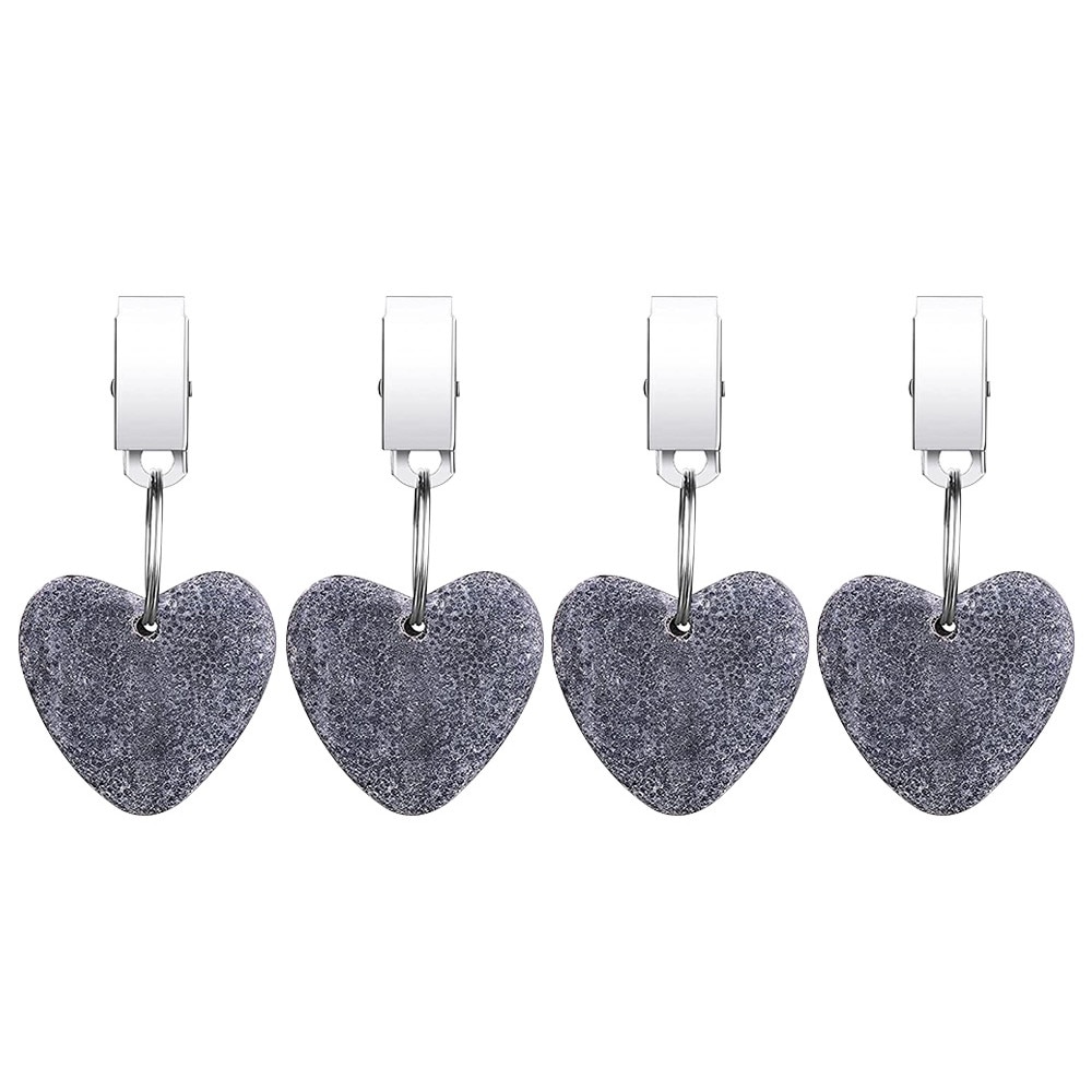 Set 4 greutati pentru fata de masa, JeiibrZui, Inox, Argintiu - eMAG.ro