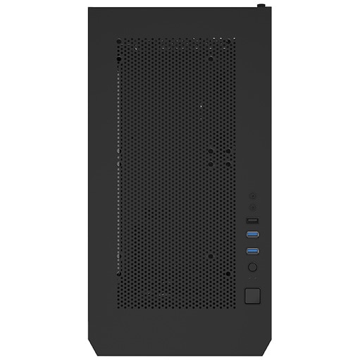 Caracasa Montech AIR 100 ARGB, fara sursa, Negru, mesh, tempered glass ...
