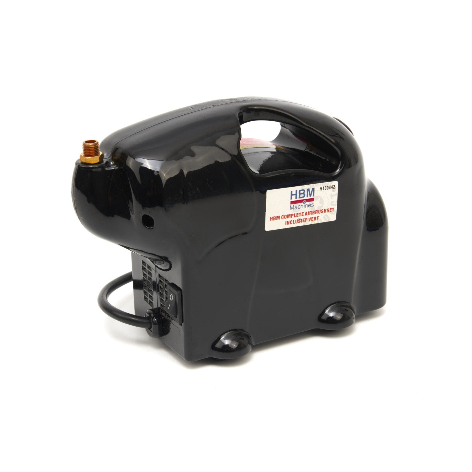 Set complet aerograf Airbrush, HBM, compresor pistol si vopsea - eMAG.ro