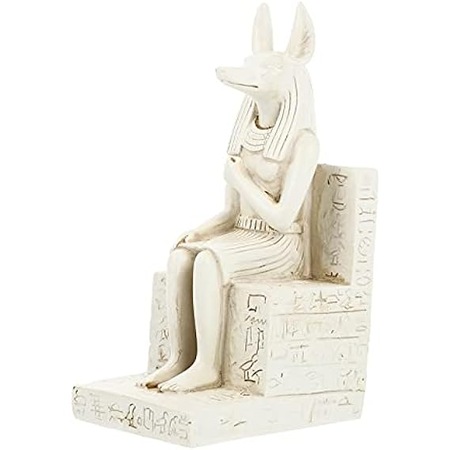 Accesoriu decorativ, Sunmostar, Model Zeul Anubis, Rasina, Bej - eMAG.ro