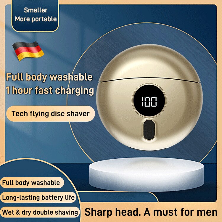 Aparat de ras electric, Afisaj LED, IPX67 Impermeabil, Lama plutitoare ...