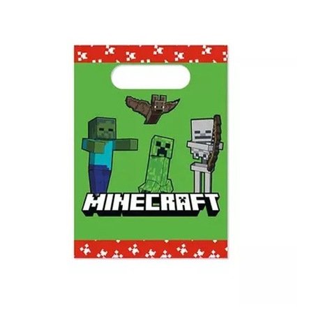 Geanta cadou din hartie Minecraft 4 buc - eMAG.ro