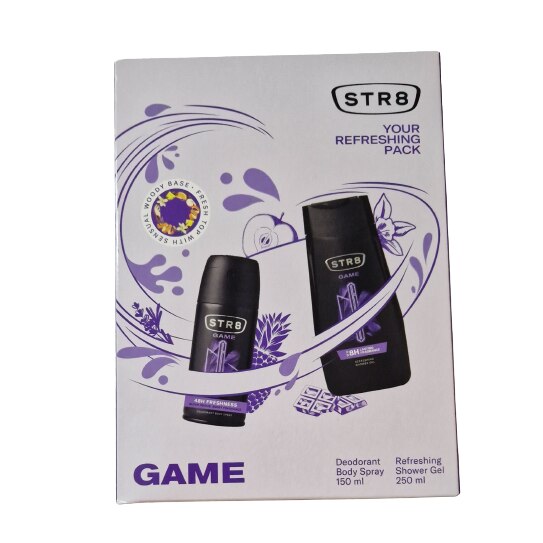 Set pentru Barbati STR8 Game, 250 ml gel de dus, 150 ml deodorant - eMAG.ro