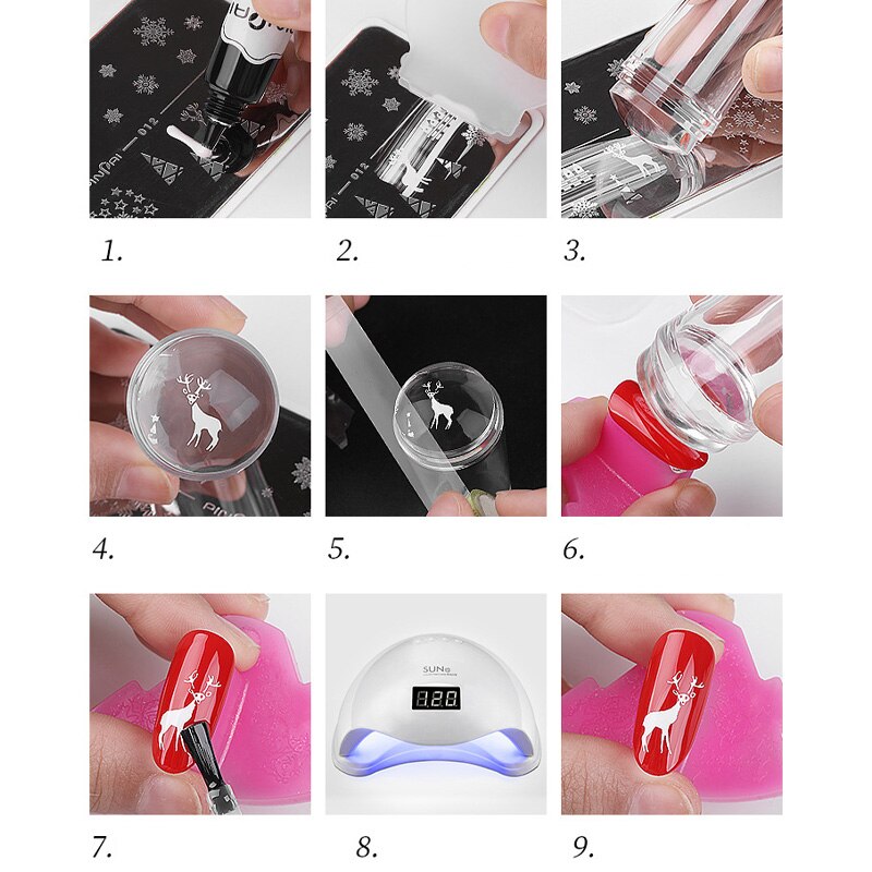 Set de stantare, Sunmostar, Silicon, Transparent - eMAG.ro