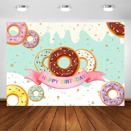 7x5ft Goasa La multi ani de fundal pentru masa pentru tort, fundal ...