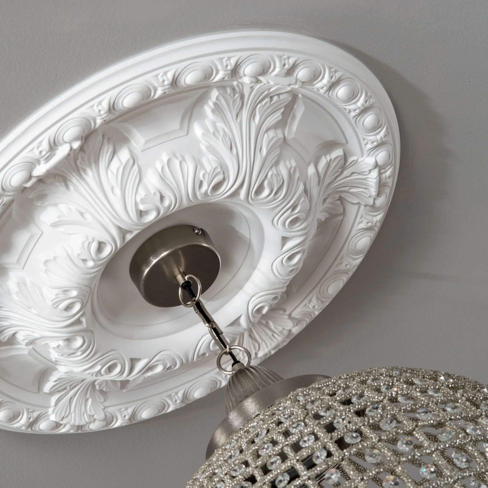Rozeta Decorativa Tavan Perete Poliuretan Arstyl R18 600mm - eMAG.ro