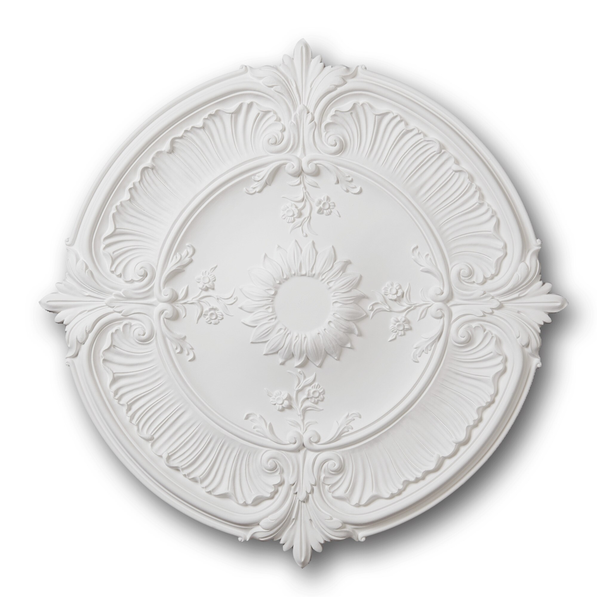 Rozeta Decorativa Tavan Perete Poliuretan Arstyl R24 770mm - eMAG.ro