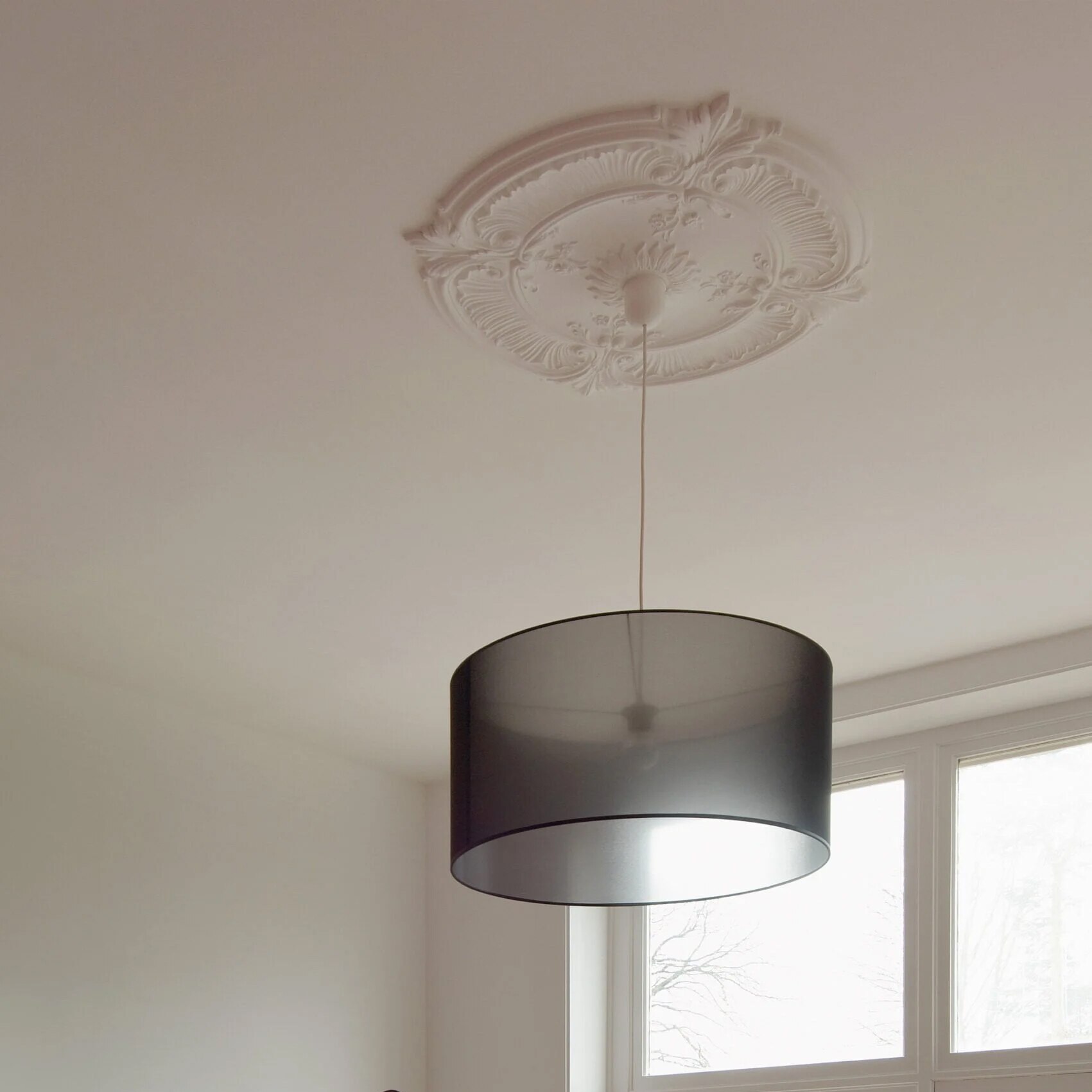Rozeta Decorativa Tavan Perete Poliuretan Arstyl R24 770mm - eMAG.ro