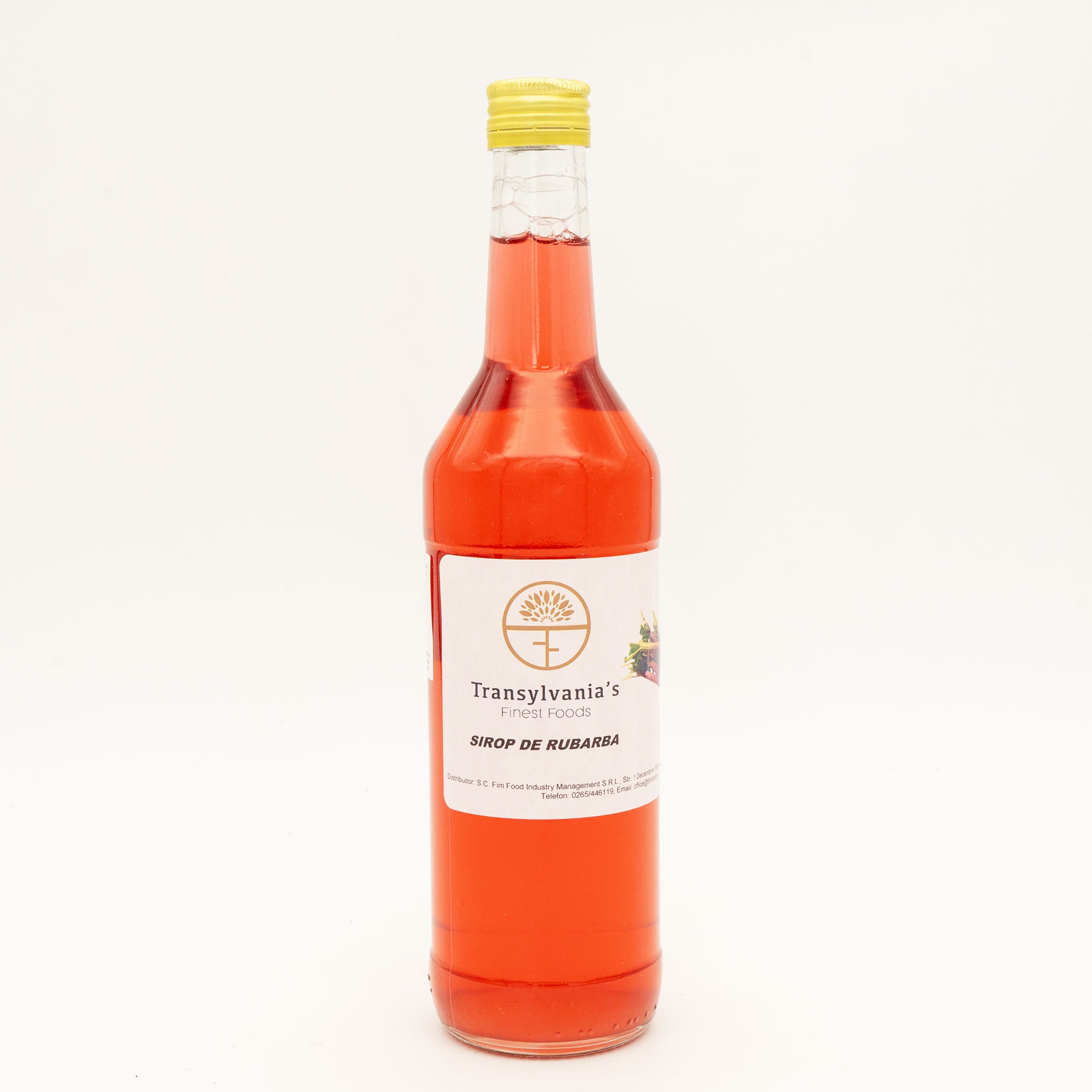 Sirop De Rabarbar 500ml Transylvania's Finest Foods - eMAG.ro