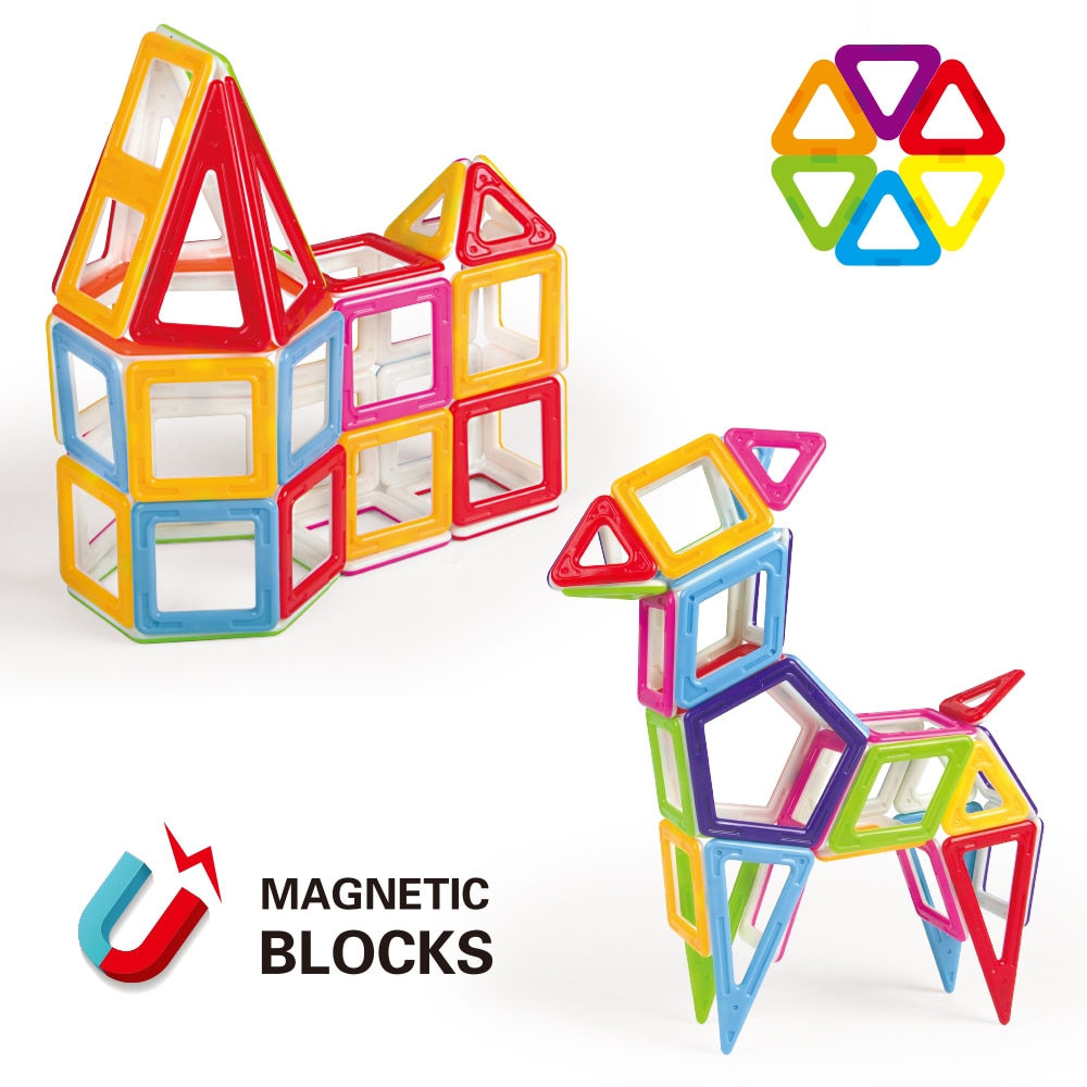 Set Constructie Magnetic Copii KidProtect® Mag Hero 102 buc, Educativ ...