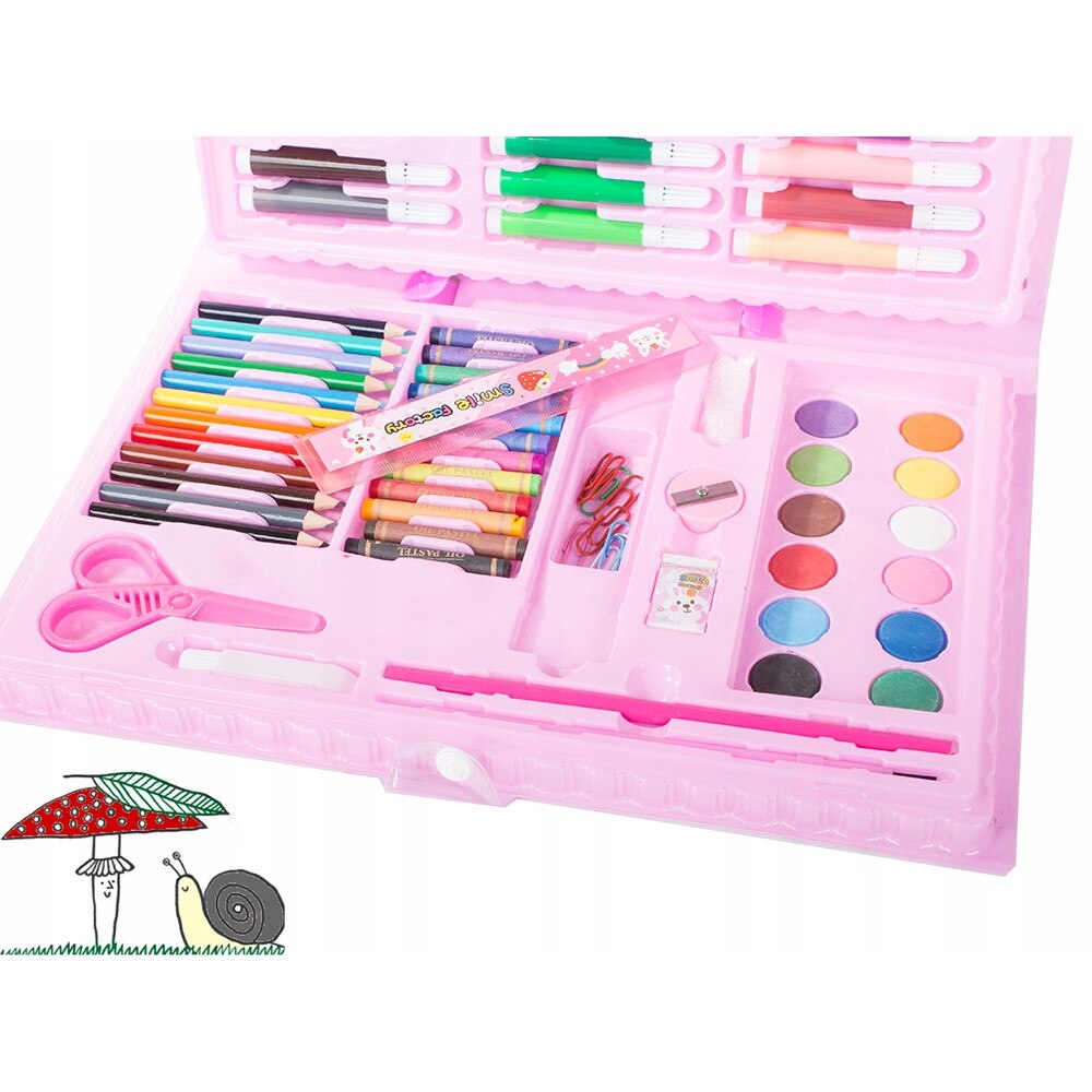 Set pictura si desen pentru copii, 86 piese, Dimensiuni 34x23x4 cm ...