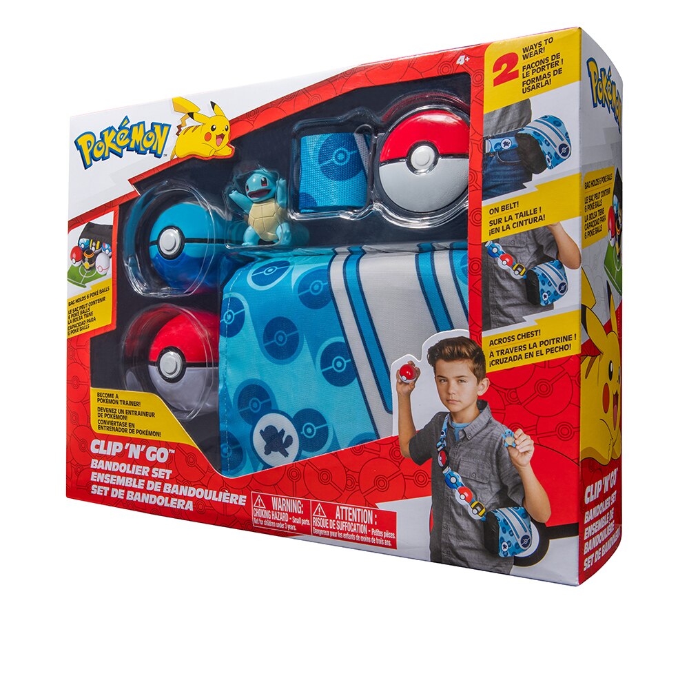 Set de joaca Pokemon - Bandolier Set, cu figurina Squirtle - eMAG.ro