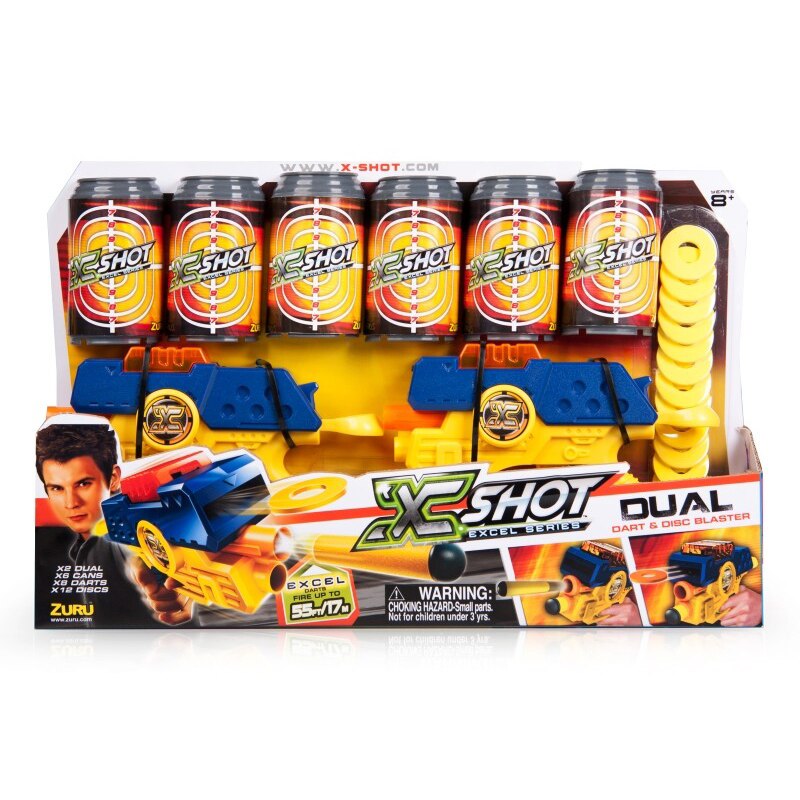 Xshot dupla szivacs- és koronglövő szett - eMAG.hu