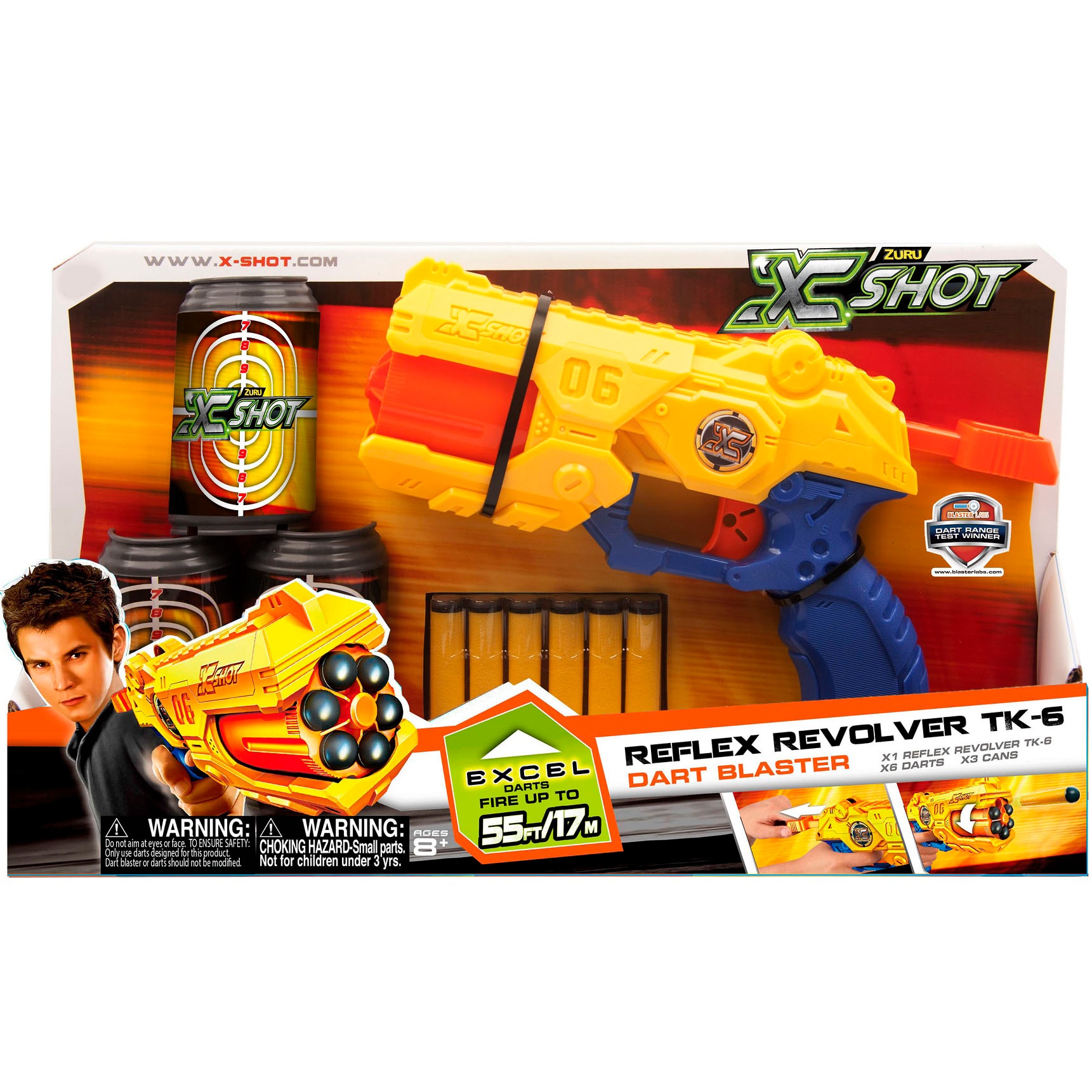 X-Shot fegyver revolver - eMAG.hu