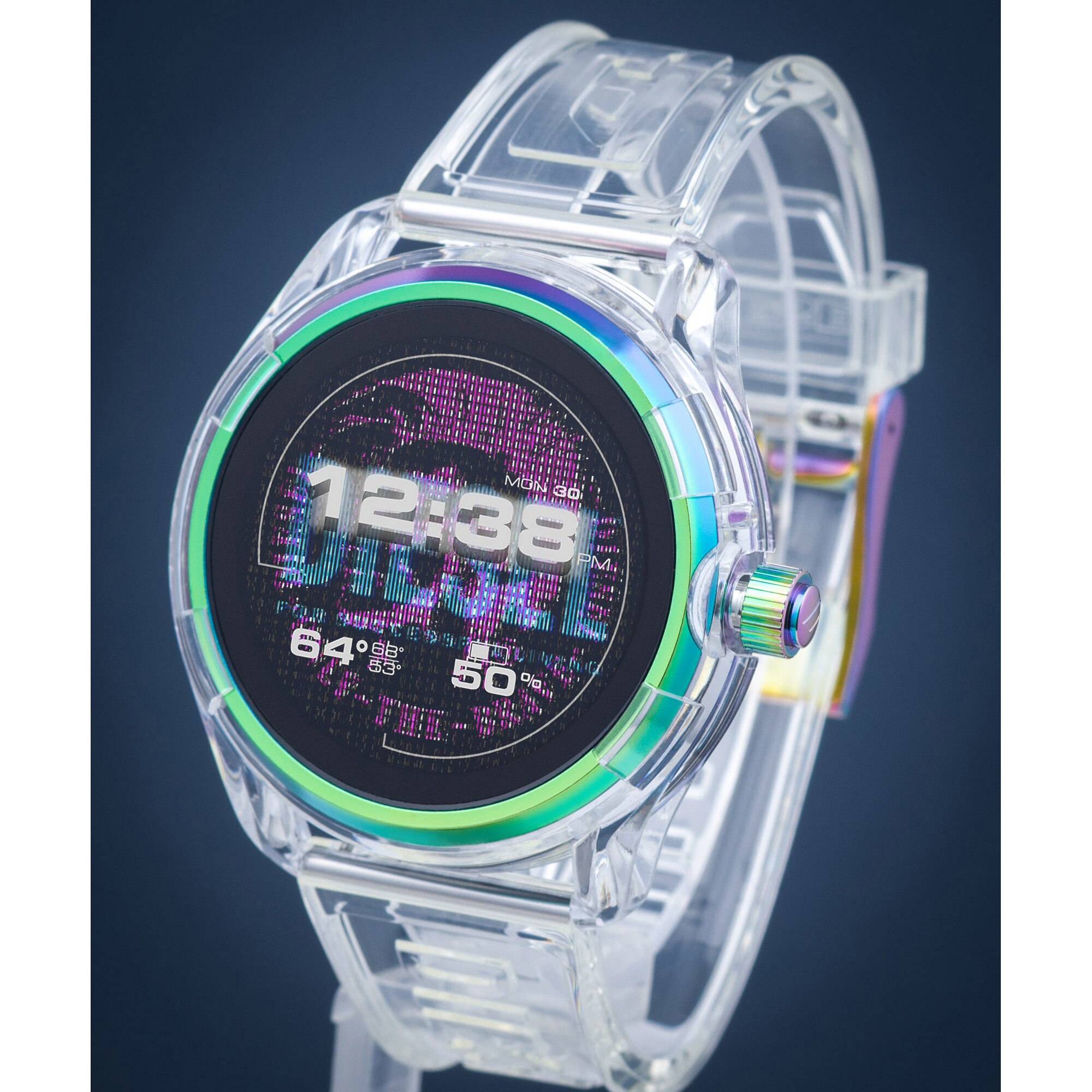 Ceas barbati, Diesel, Sticla/Silicon, Transparent - eMAG.ro