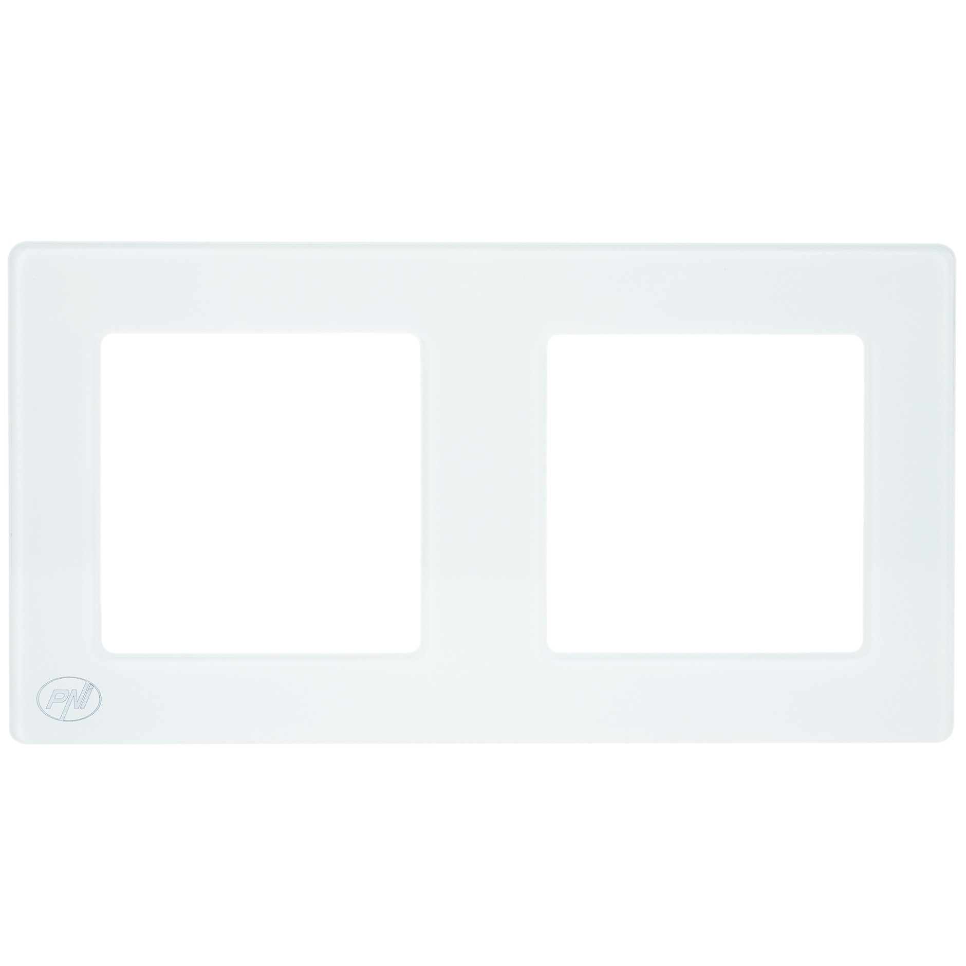 Rama dubla PNI WP2 din sticla pentru prize PNI - eMAG.ro