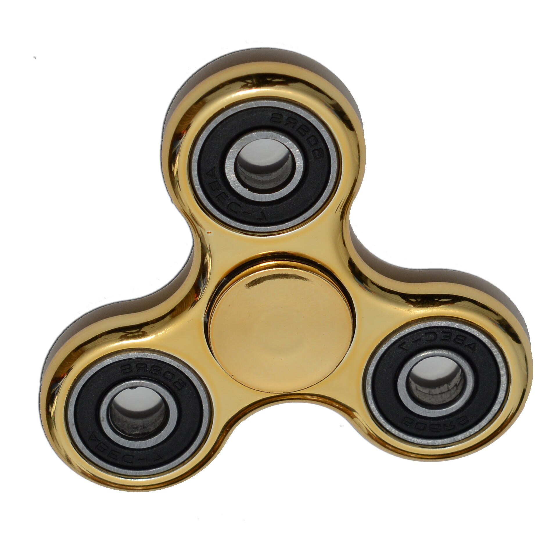 Metallic Gold Метална въртяща се играчка, Антистрес играчка, Fidget ...