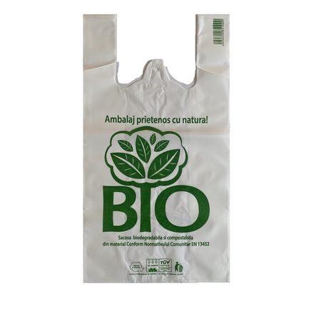 Set 50 bucati, Sacose Biodegradabile, tip Maieu, 270x510mm, Sarcina 4 ...