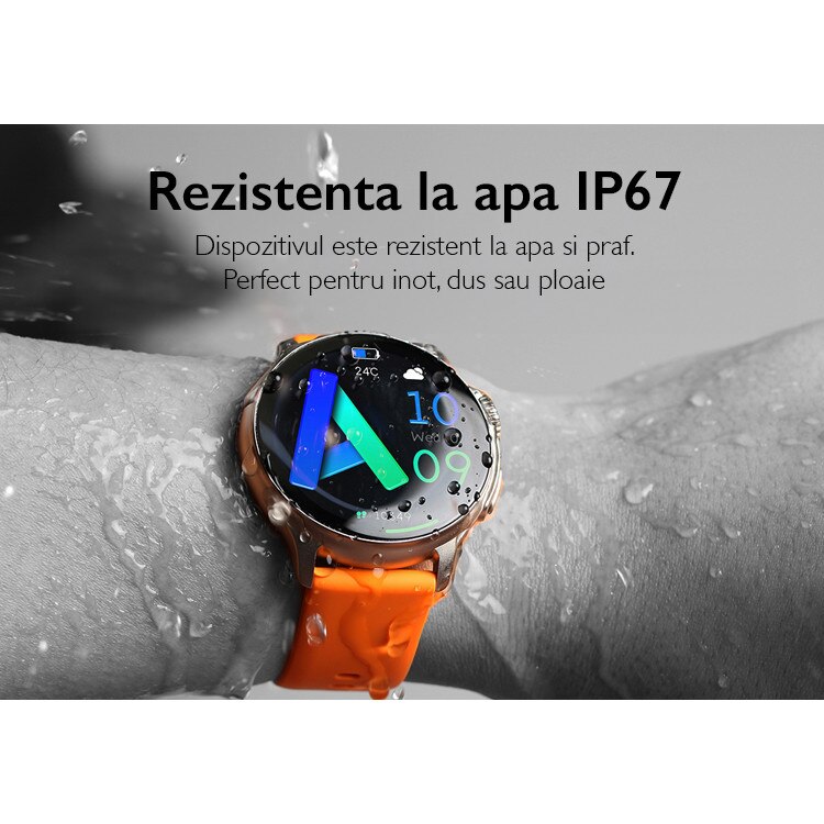 Ceas Smartwatch Femei TechONE® K58 Ultra, 1.43 inch AMOLED HD, Always ON, Ultra Rezistent ...