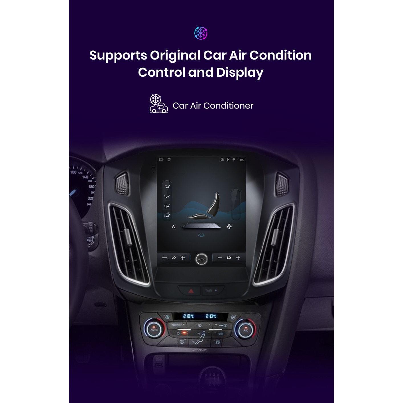 NAVI-ABC Navigációs rendszer, kompatibilis Ford Focus 3 2011-2018 Type ...