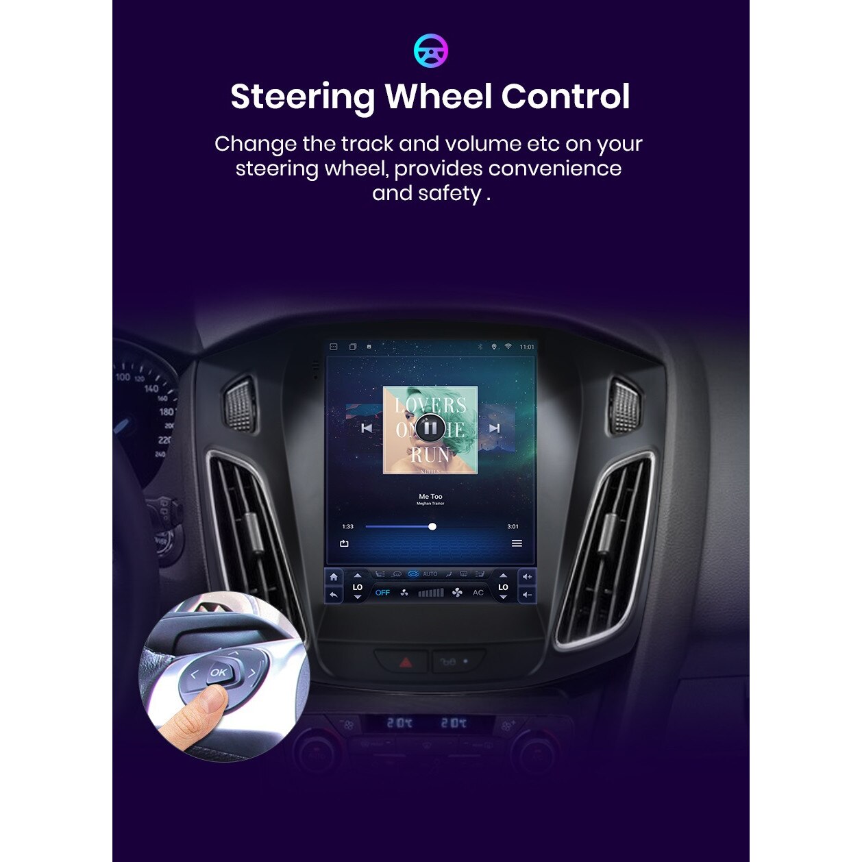 NAVI-ABC Navigációs rendszer, kompatibilis Ford Focus 3 2011-2018 Type ...