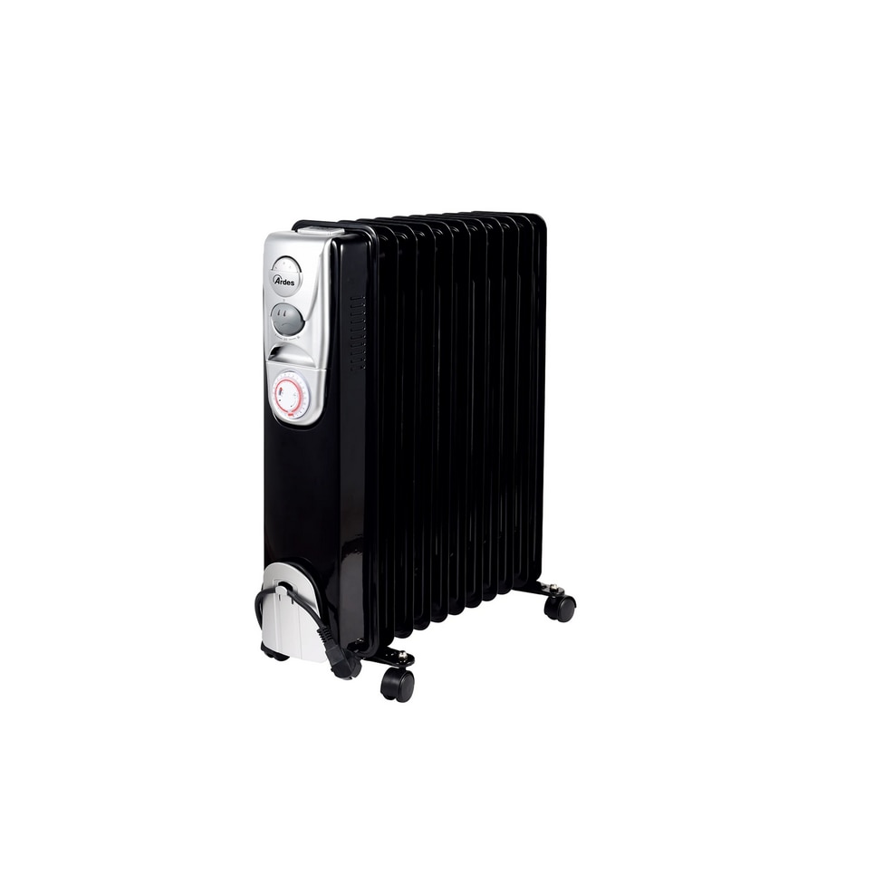 Calorifer electric cu ulei, 2500W, roti, 3 trepte de putere, senzor de ...