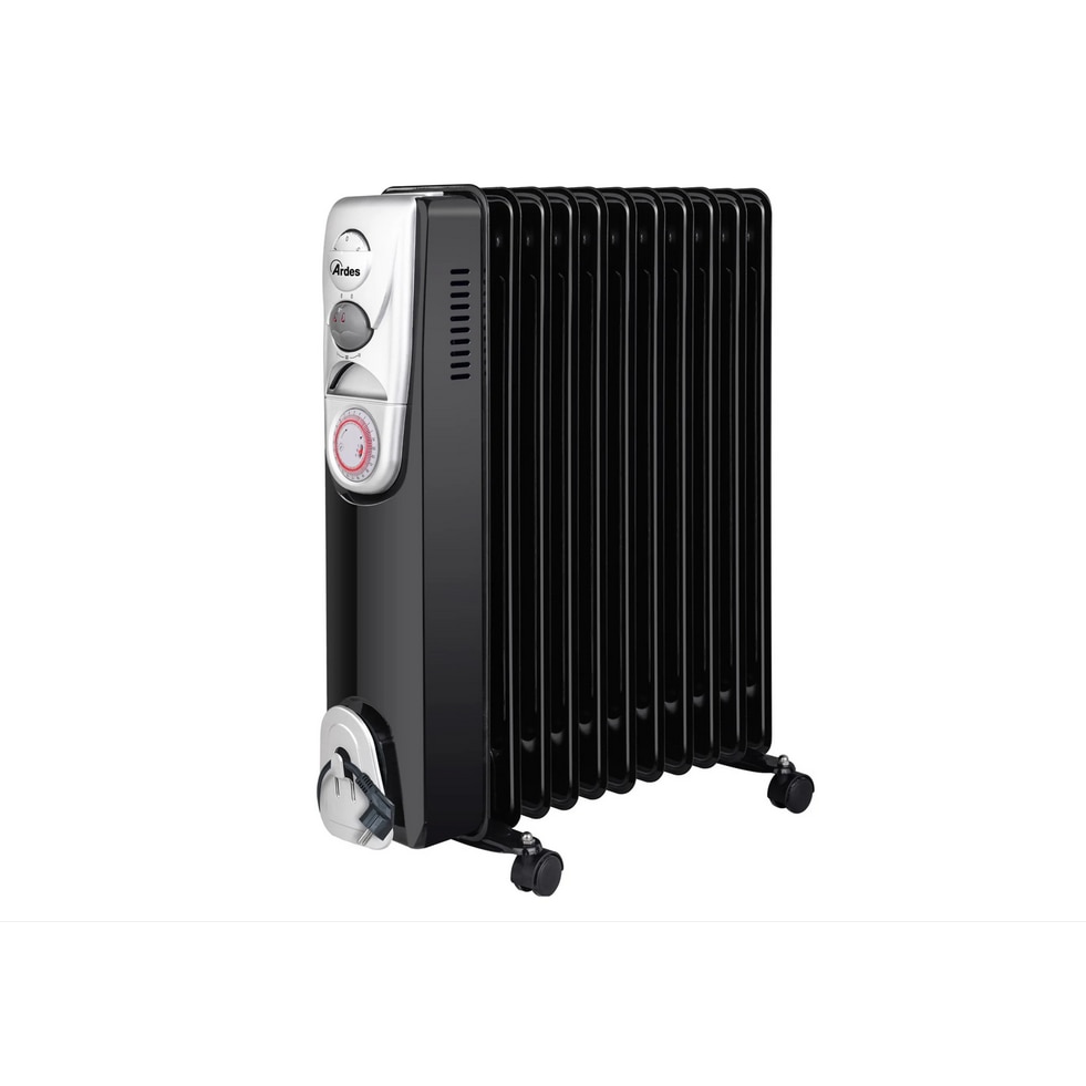 Calorifer electric cu ulei, 2500W, roti, 3 trepte de putere, senzor de ...