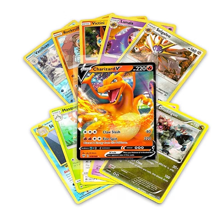 Set 150 cartonase Pokemon, Album 3D inclus - eMAG.ro