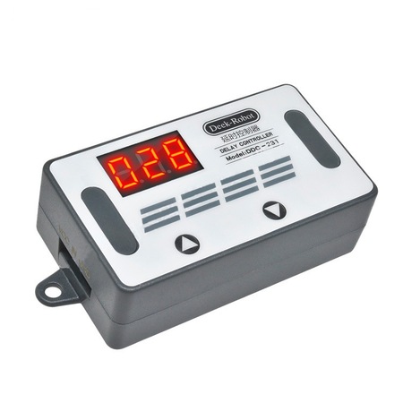 Releu cu temporizare reglabila si afisaj digital LED, alimentare DC 12V ...