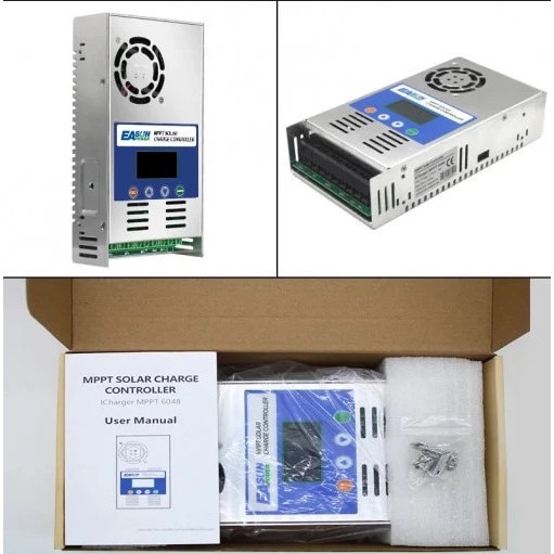 Controler solar MPPT 6048 60A incarcare sisteme fotovoltaice 12V 24V ...