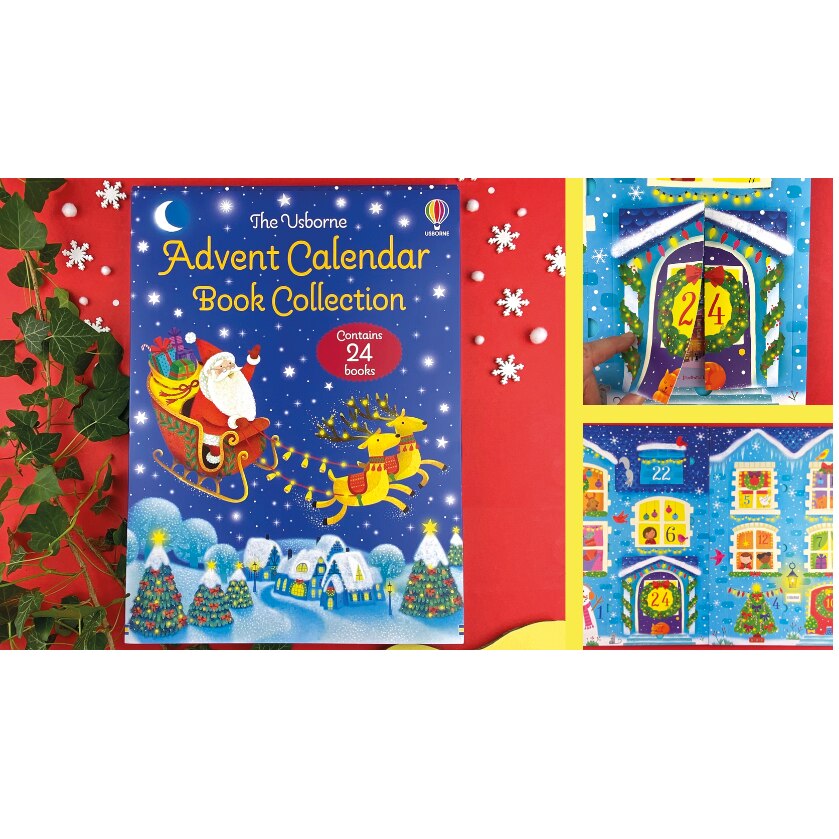 Set 24 de carti pentru copii, Usborne Publishing, Advent Calendar Book ...