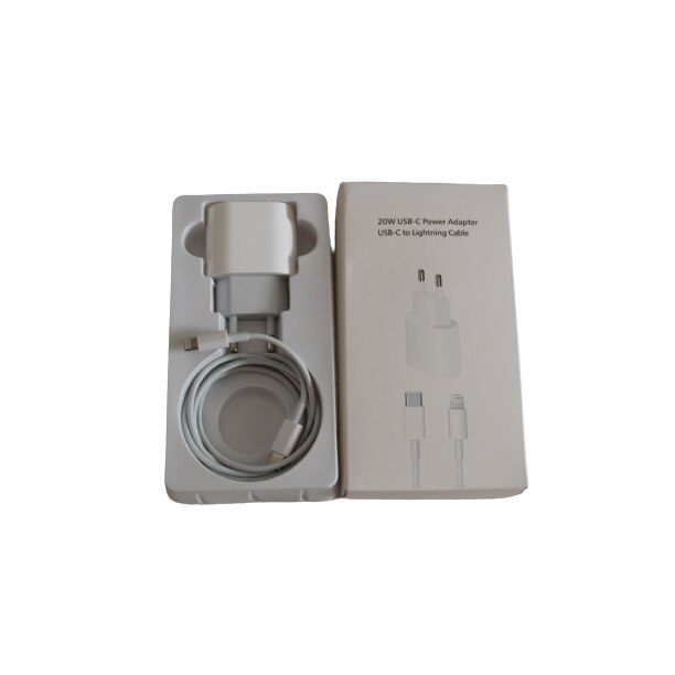 Set Incarcator + Cablu iPhone, 12 13 14,20w, Mufa USB-C la lightning ...