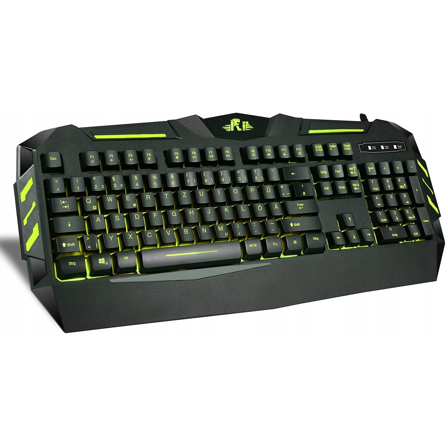 Tastatura LED, Rii, ABS, 7 culori, 150 cm, Negru - eMAG.ro