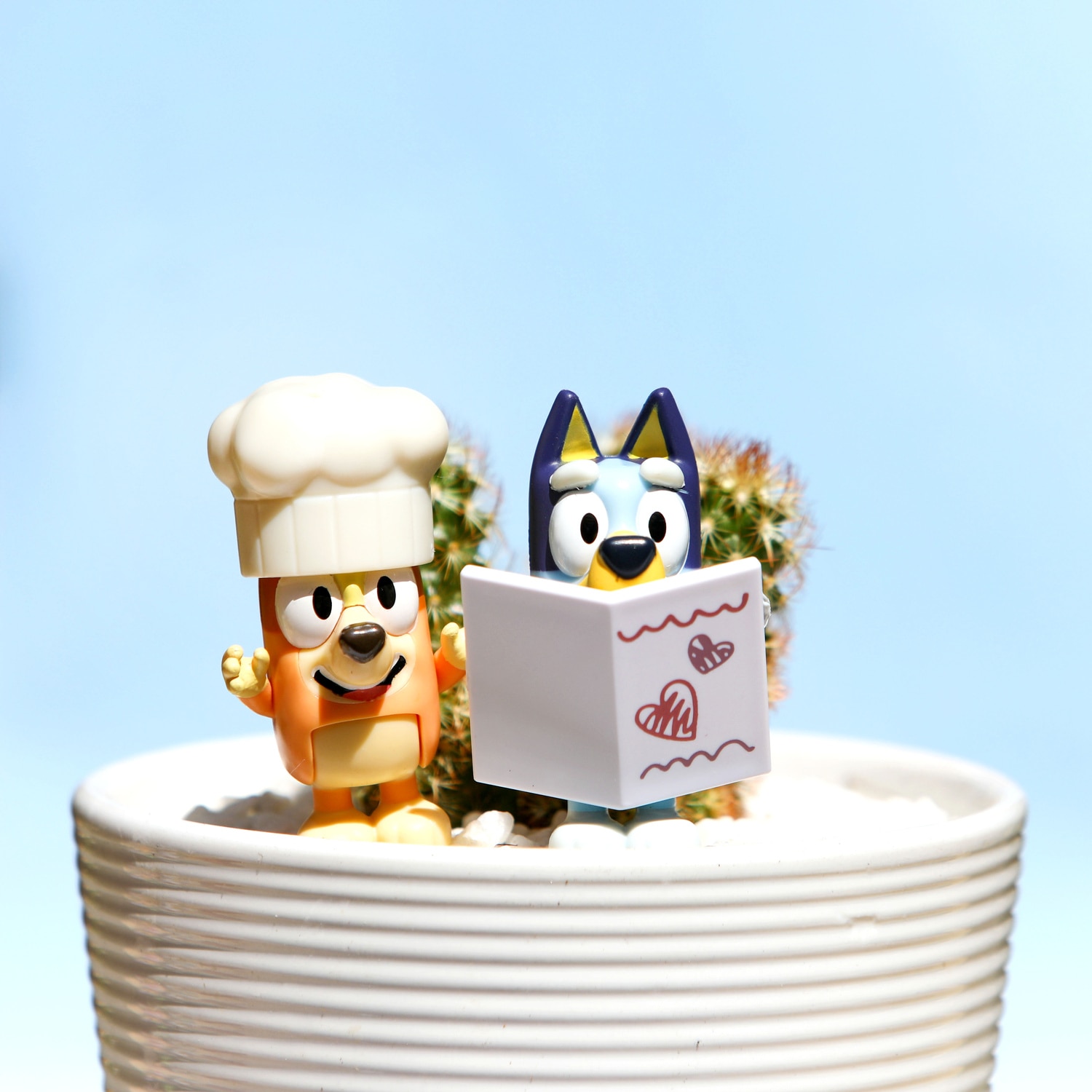 Set 2 figurine Bluey - Bluey & Bingo, Fancy Restaurant - eMAG.ro