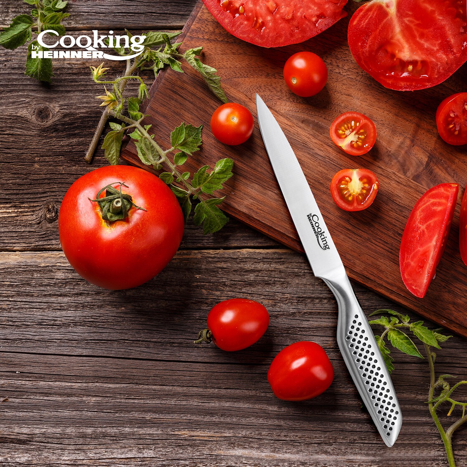 Cutit universal Cooking by Heinner Silver, 13cm - eMAG.ro